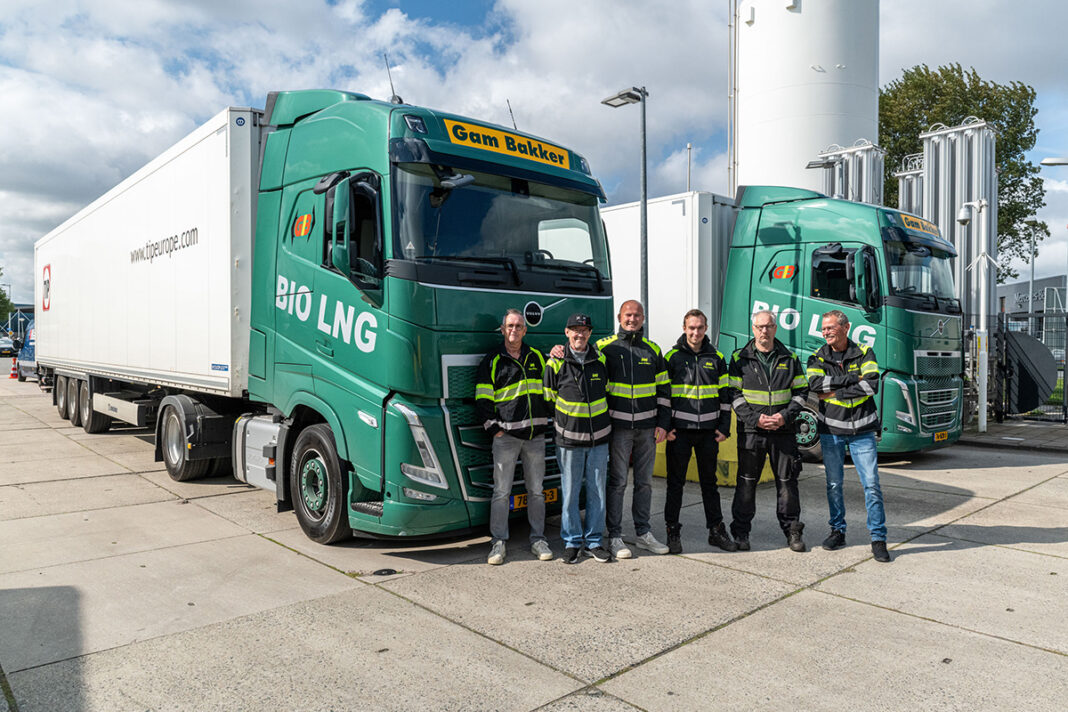 Gam Bakker duurzaam op weg met twee Volvo FH-trekkers op Bio-LNG ...