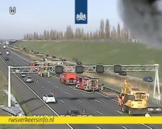 Vrachtwagen in brand op A12 [+video] | Transport Online