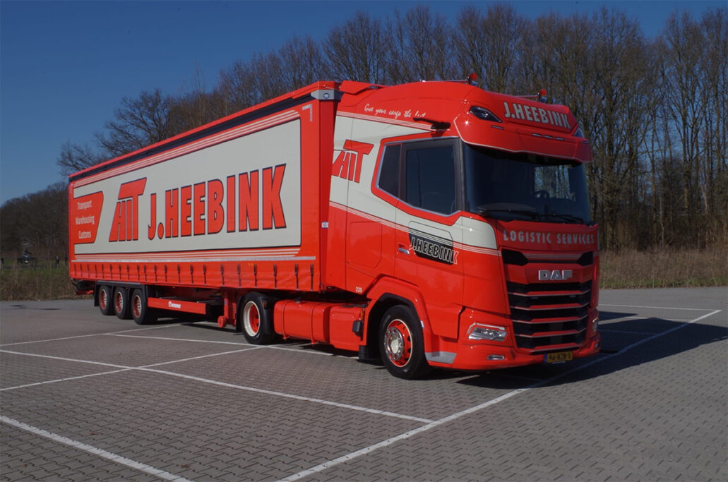 De eerste Heebink DAF met het Digital Vision System | Transport Online