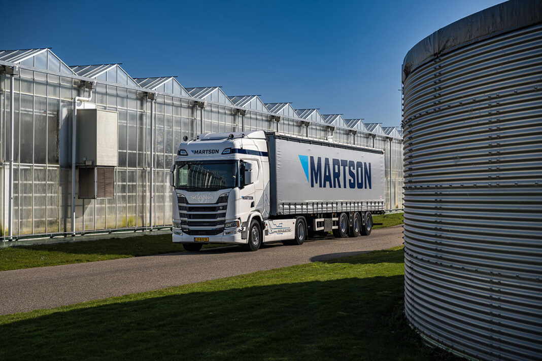 MARTSON investeert in zero emissie logistiek met twee nieuwe Scania BEV trekkers | Transport Online