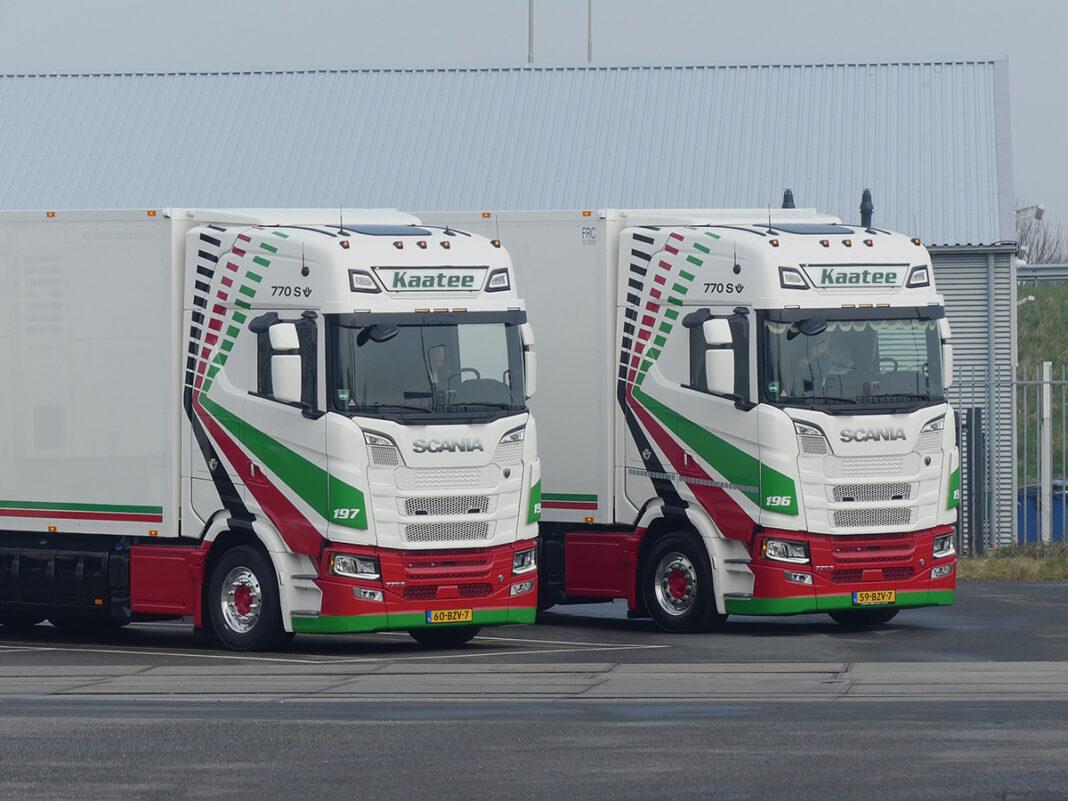 Kaatee Transport koopt twee Scania’s 770S V8 uitgerust voor LZV ...
